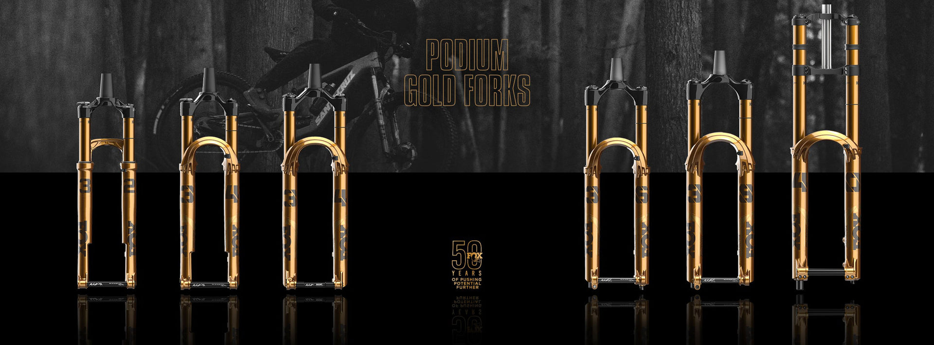 Limited Edition - Fox Podium Gold Forks 2025 – Imby Bikes